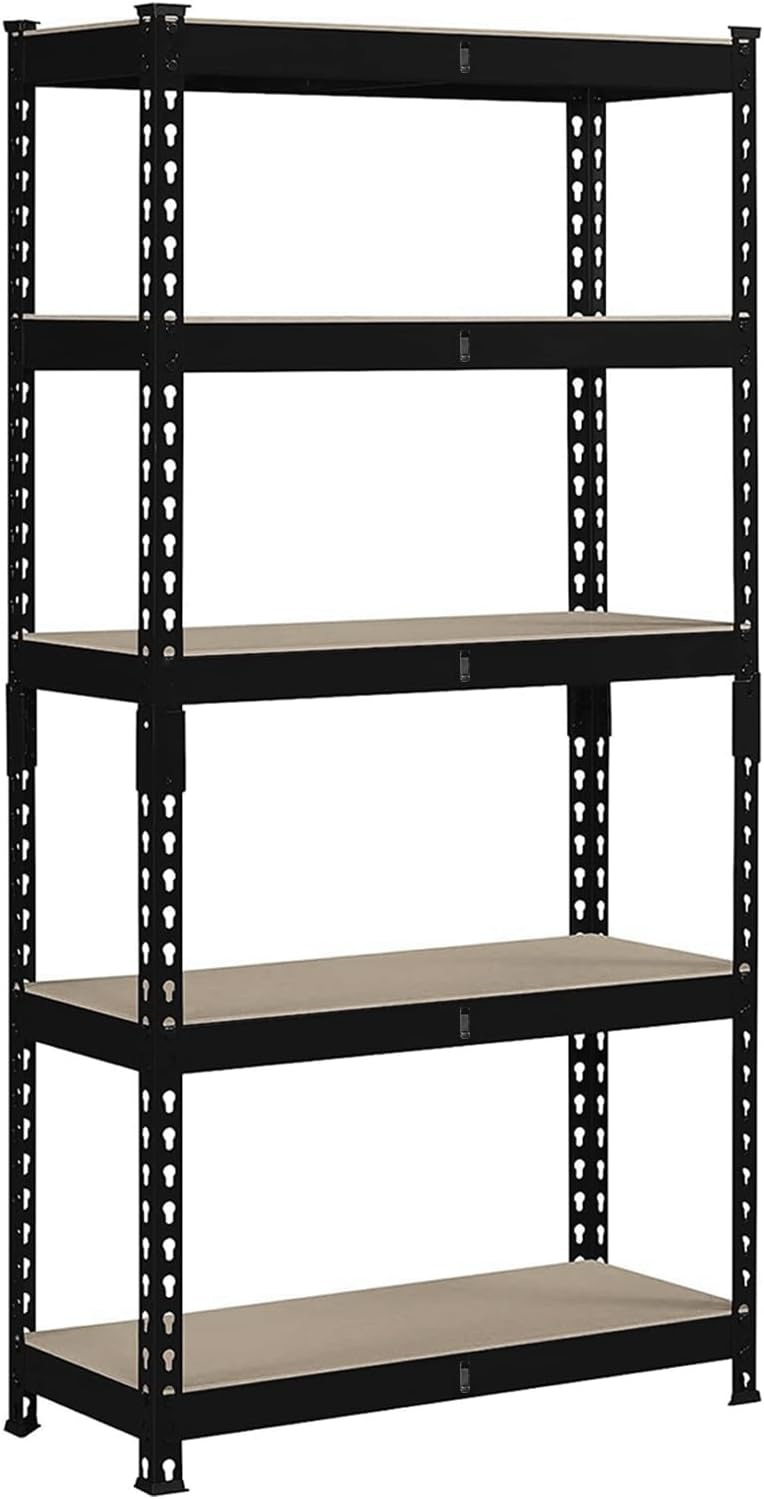 Amazon.com: STRENGLEE 5-Tier Storage Rack Metal Shelves, Shelves for ...