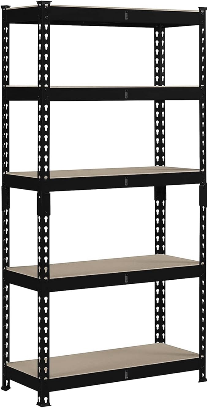 Amazon.com: STRENGLEE 5-Tier Storage Rack Metal Shelves, Shelves for ...