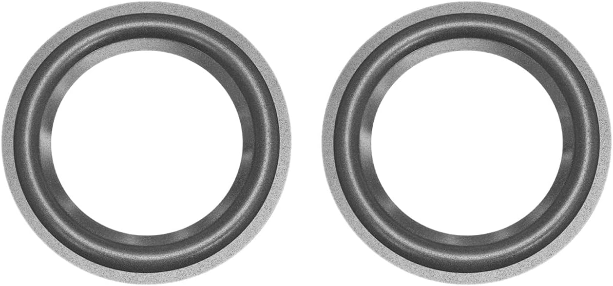 Amazon.com: Rebower Speaker Foam Edge Surround Rings Rubber Perforated ...