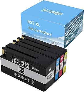Amazon.com: for HP 952 XL Four Color High-Yield Ink Cartridges | Work ...