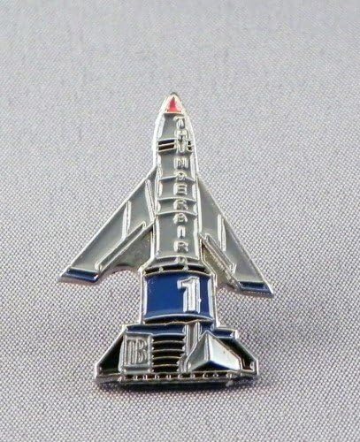 Metal Enamel Pin Badge Thunderbirds 1 Thunderbird One : Amazon.co.uk ...