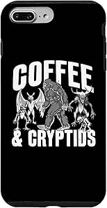 Amazon.com: iPhone 7 Plus/8 Plus Coffee and Cryptids Bigfoot Mothman Chupacabra Wendigo Frog ...