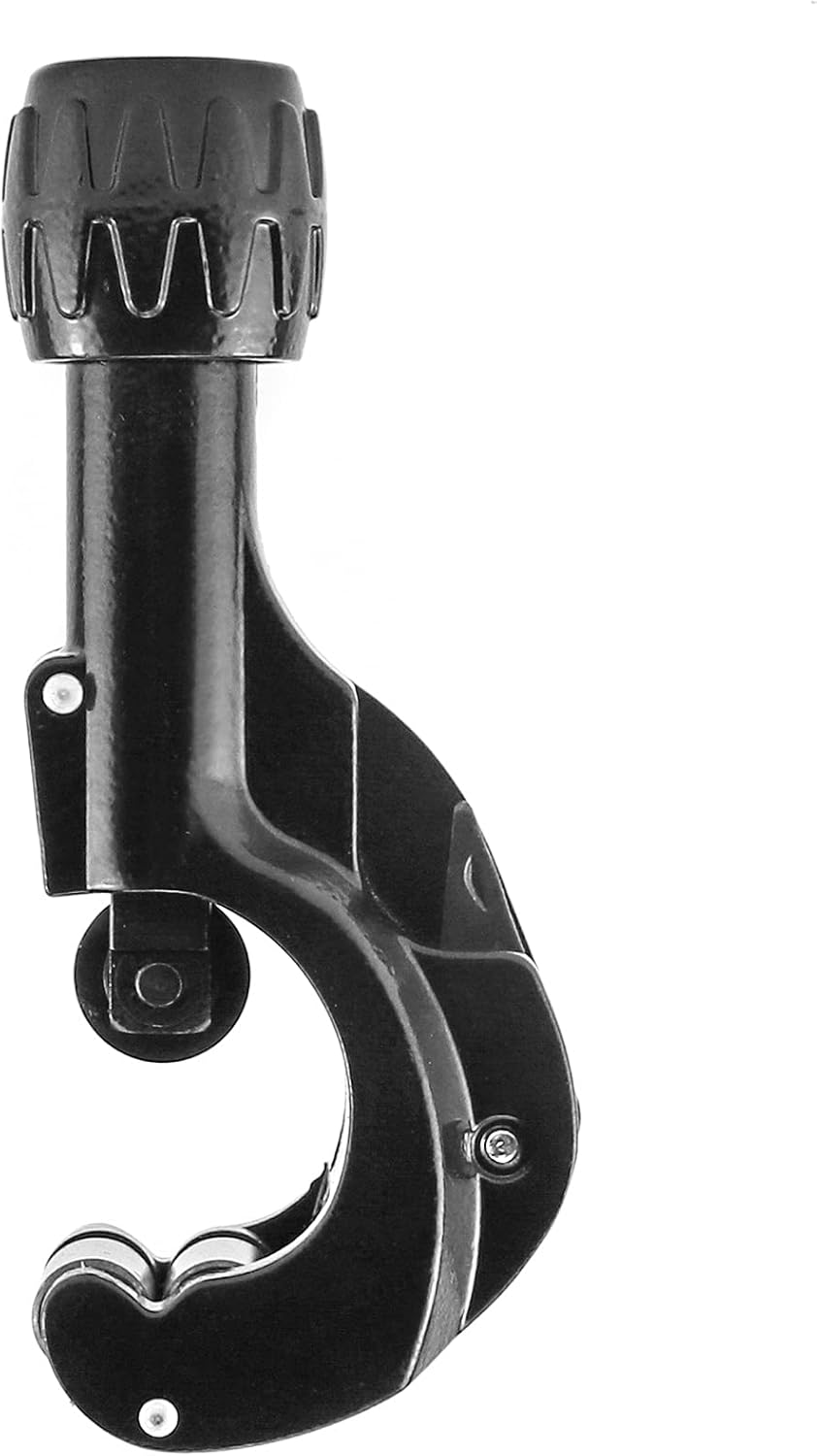 QWORK Heavy Duty Mini Tubing Cutter 1/8 to 1-3/8 Inch for Pipe Copper ...