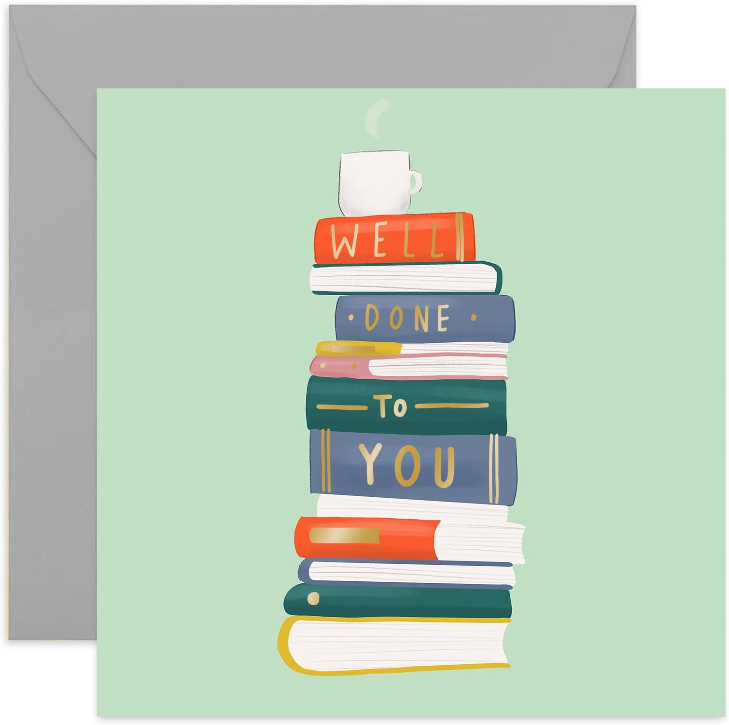 Buy Old English Co. Well Done To You Books Card - Gold Foil ...