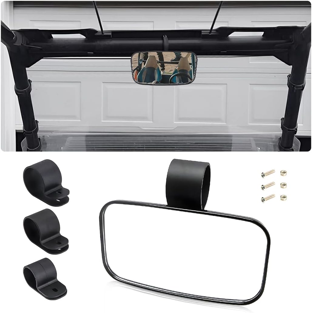 Amazon.com: Moioee UTV/ATV Rear View Mirror, Car Interior Panoramic ...