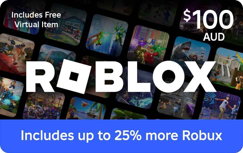 $100 Roblox Digital Gift Card + Free Virtual Item - Worldwide ...