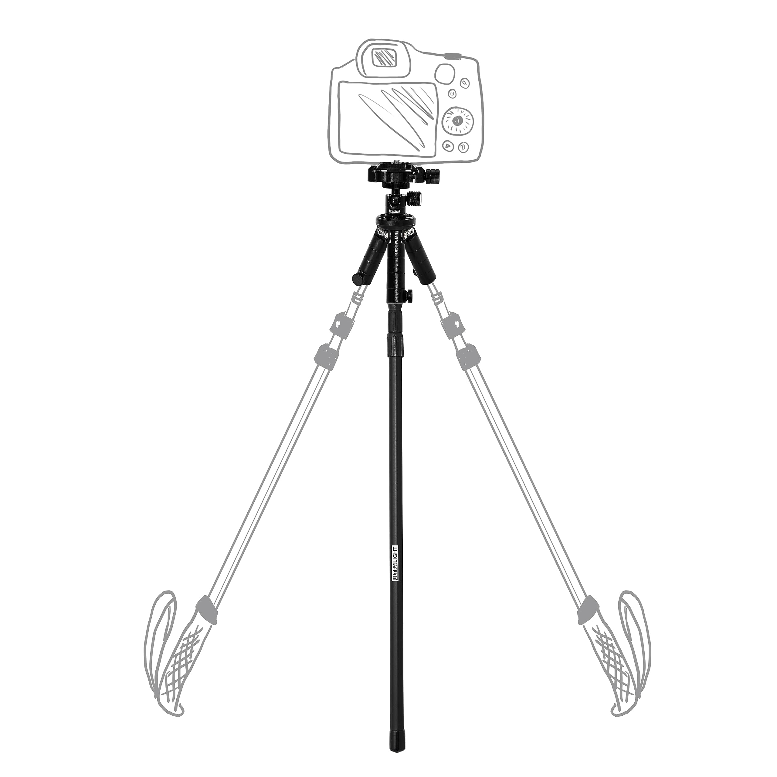 Amazon.com : Ultralight 48in/8oz Trekking Pole Tripod - The Stool ...