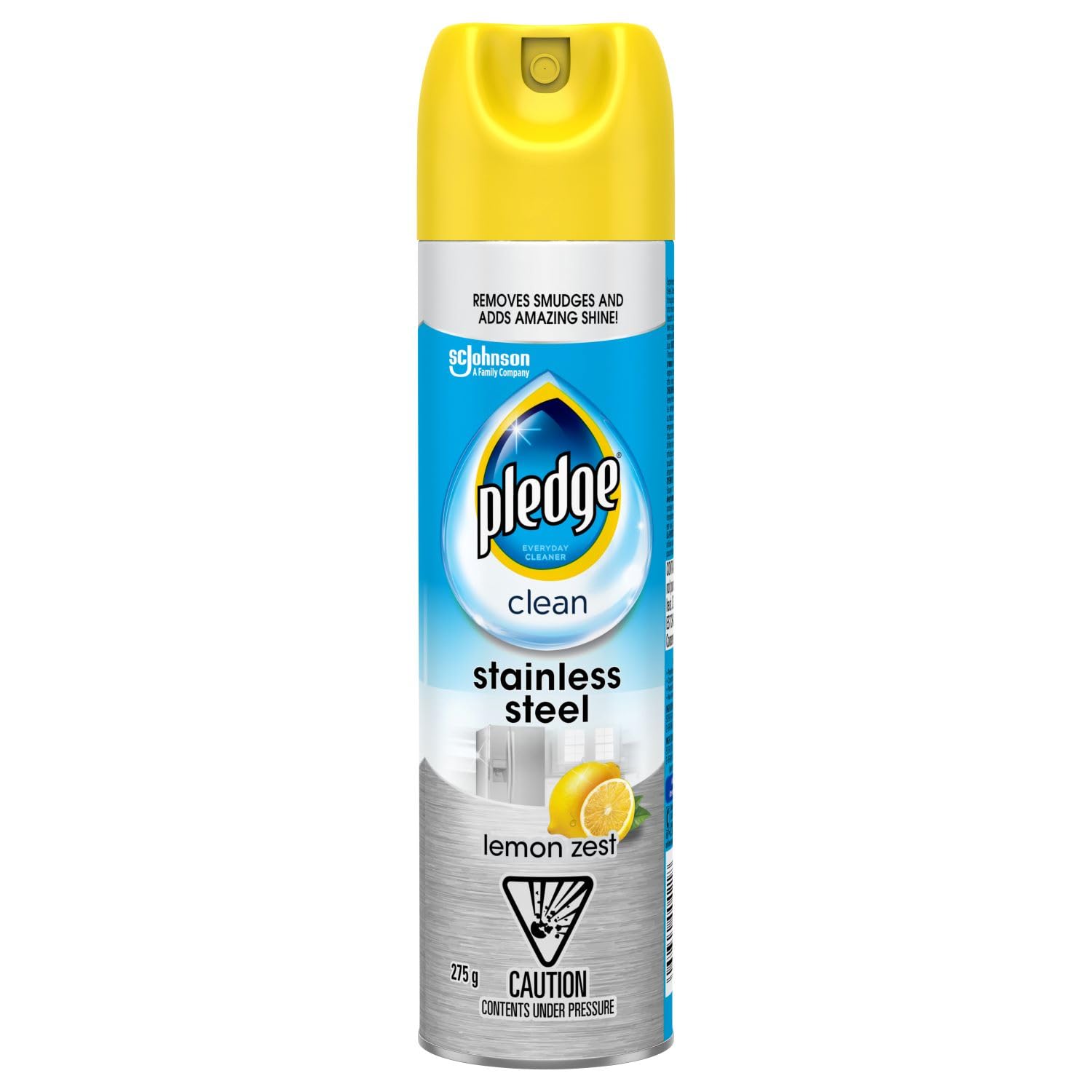 Pledge Stainless Steel Cleaner and Polish, Protective and Glossy ...