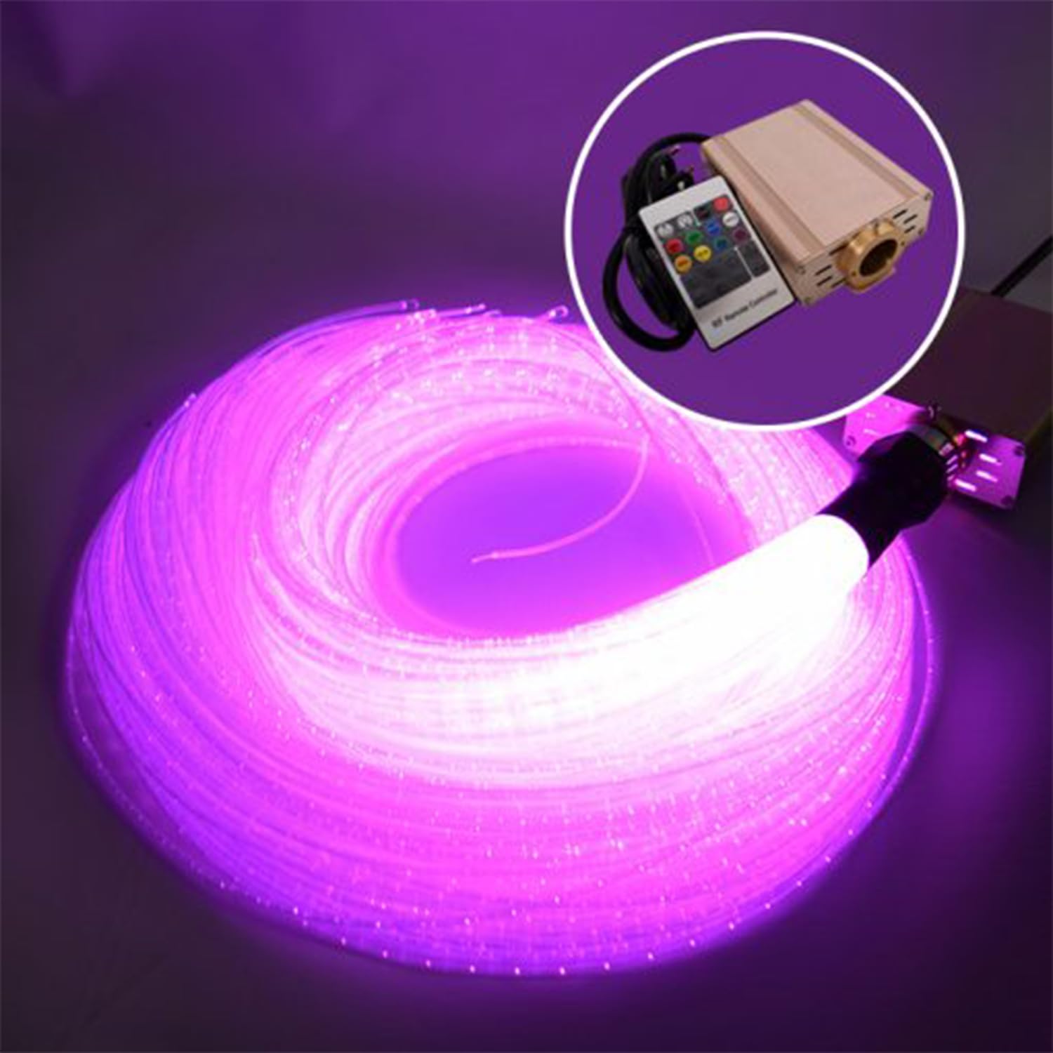 Buy Playlearn Fiber Optic Curtain Lights for Sensory Room-LED Fiber ...