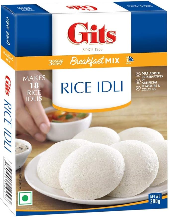 Gits Rice Idli Mix, 200g : Amazon.co.uk: Grocery