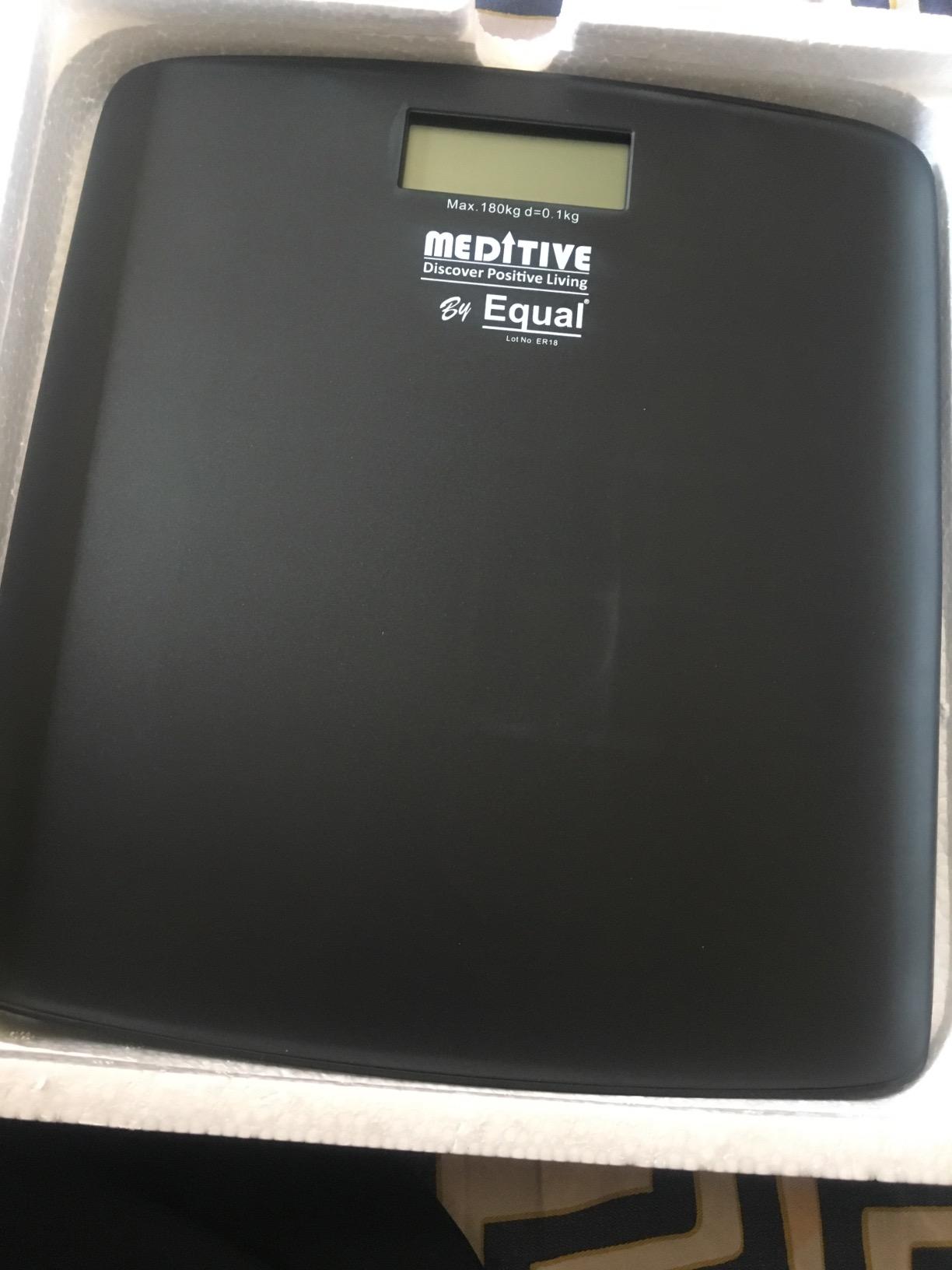 MEDITIVE Fibre Body Digital Human Weight Machine Capacity 180 Kg for ...