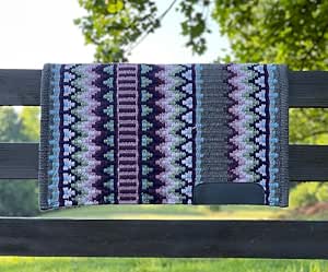 Amazon.com : HORSE SADDLERY IMPEX Western Show Horse Saddle Blanket New ...