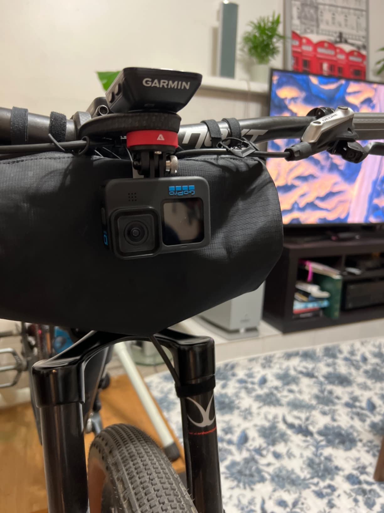 KOM Cycling CM06 Quick Release GoPro Computer Mount for Wahoo and ...