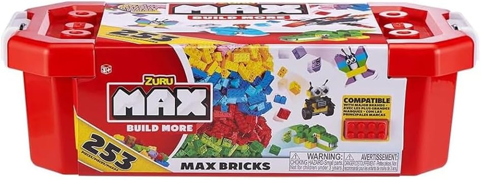 Amazon.com: ZURU Max Build More Building Bricks Value Set : Toys & Games