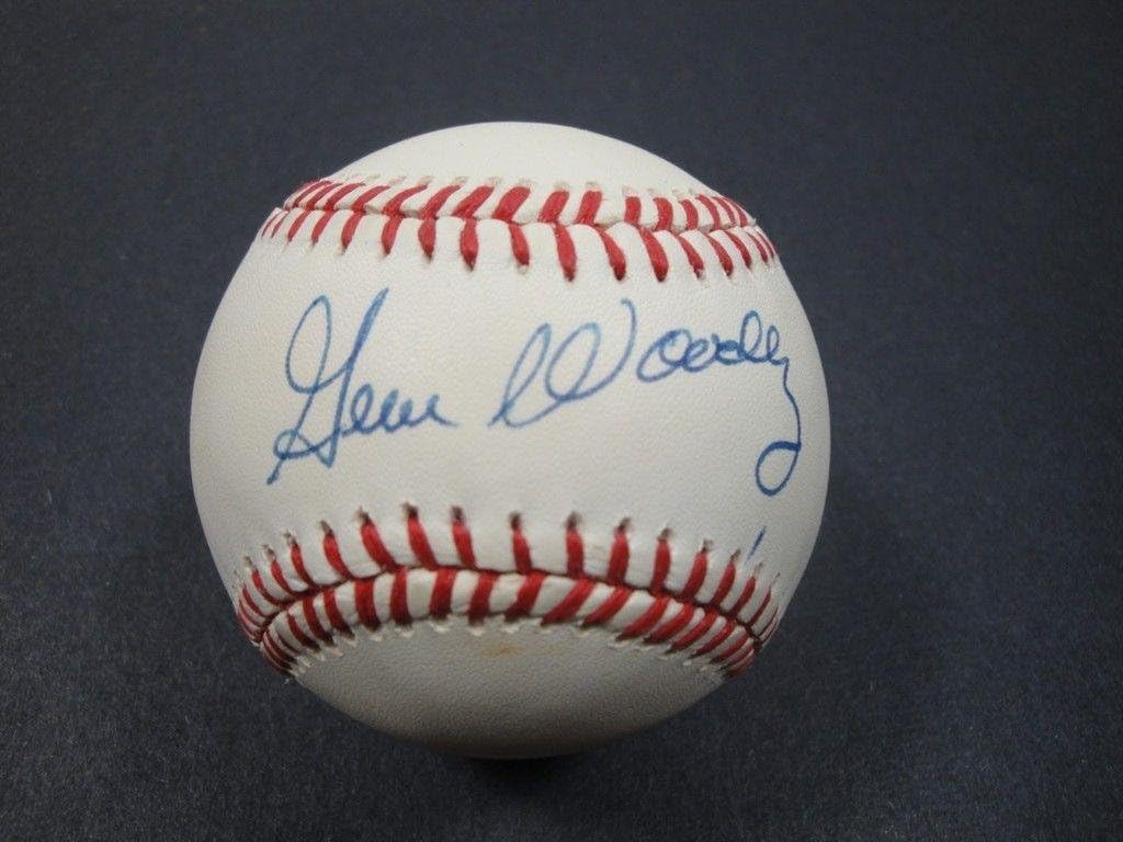 Amazon.com: Gene Woodling Autograph OBAL Baseball JSA Certified ...