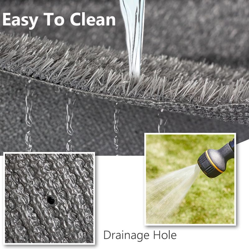 Snapklik.com : Stripe Artificial Turf Grass 5FTX10FT,1 Inch High ...