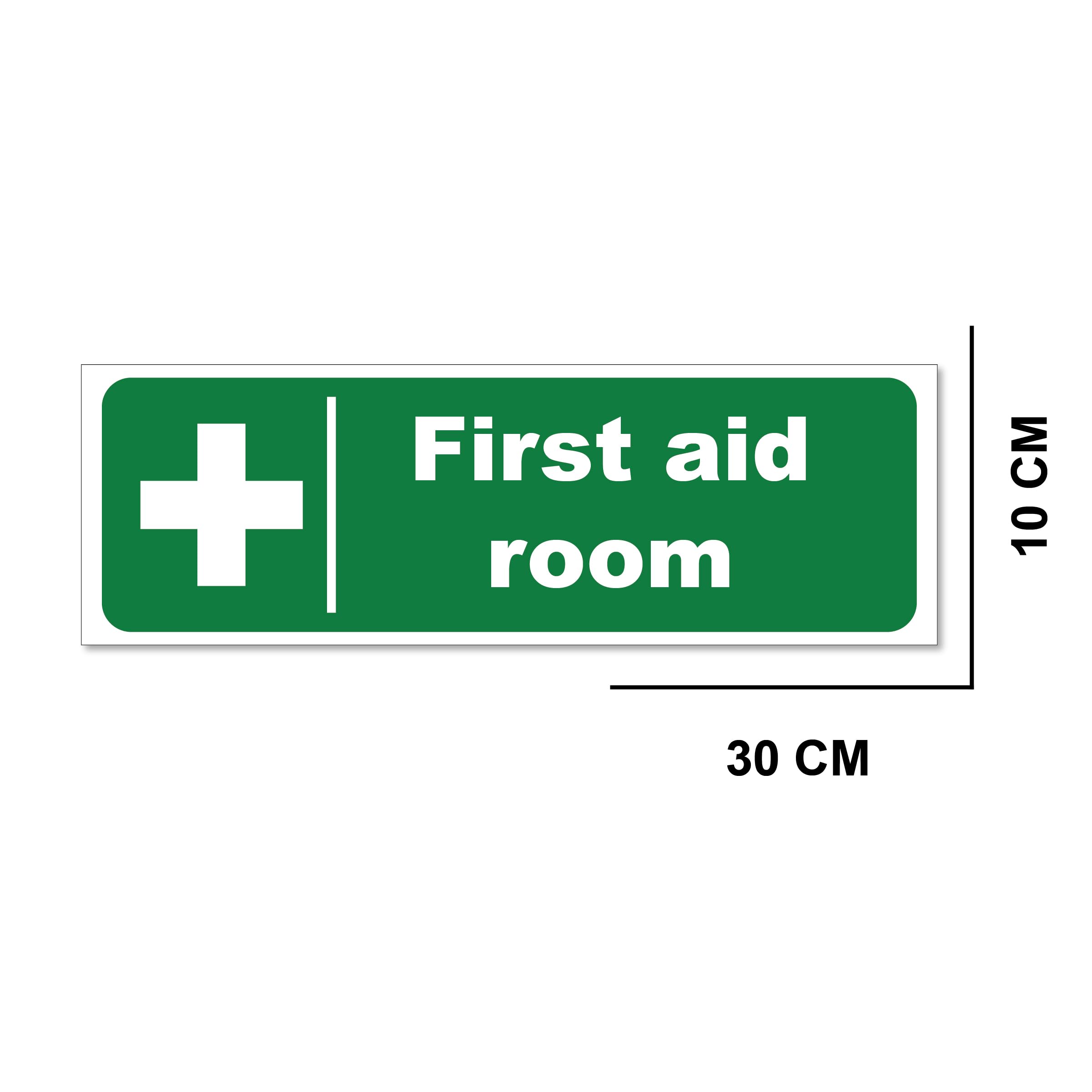 Buy SIGN EVER First Aid Room Sign Board For Hospital Clinic Bank Office ...