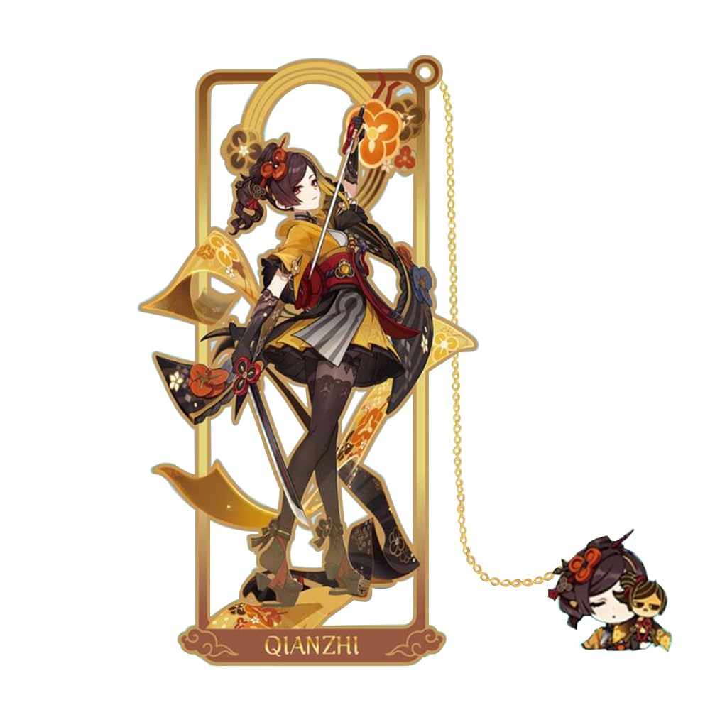 Amazon.com : Genshin Impact Bookmark Anime Bookmark Genshin Merch ...
