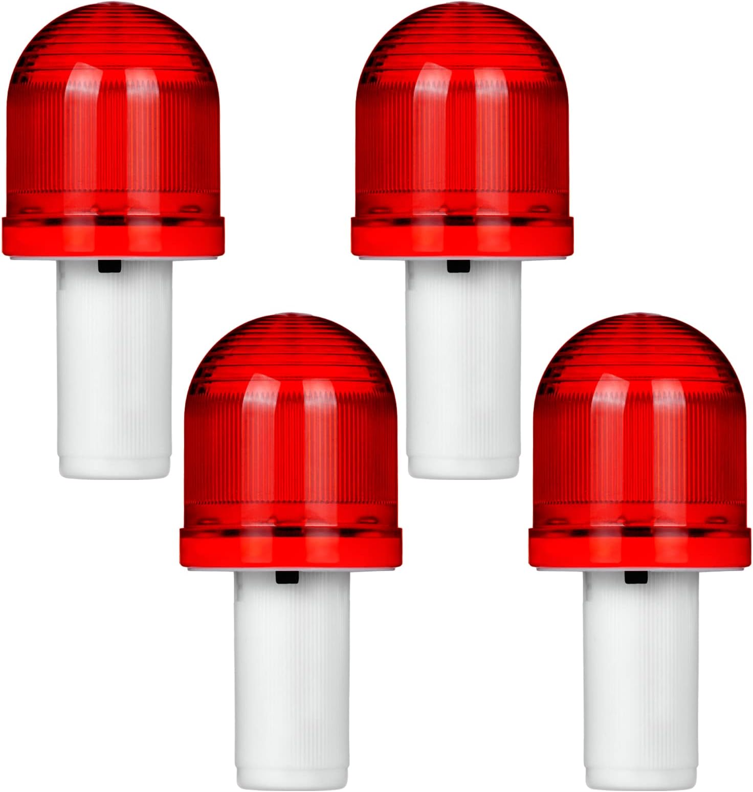 Amazon.com: 4-Pack LED Traffic Cone Lights - Emergency Flashing Warning ...