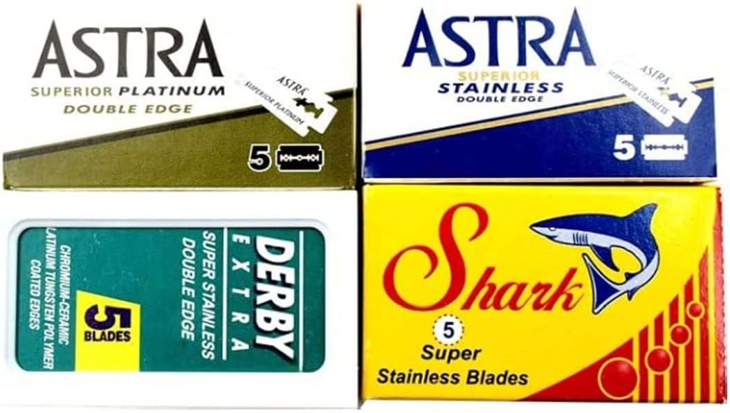 Amazon.com: Astra Platinum Double Edge Safety Razor Blades,100 Blades ...