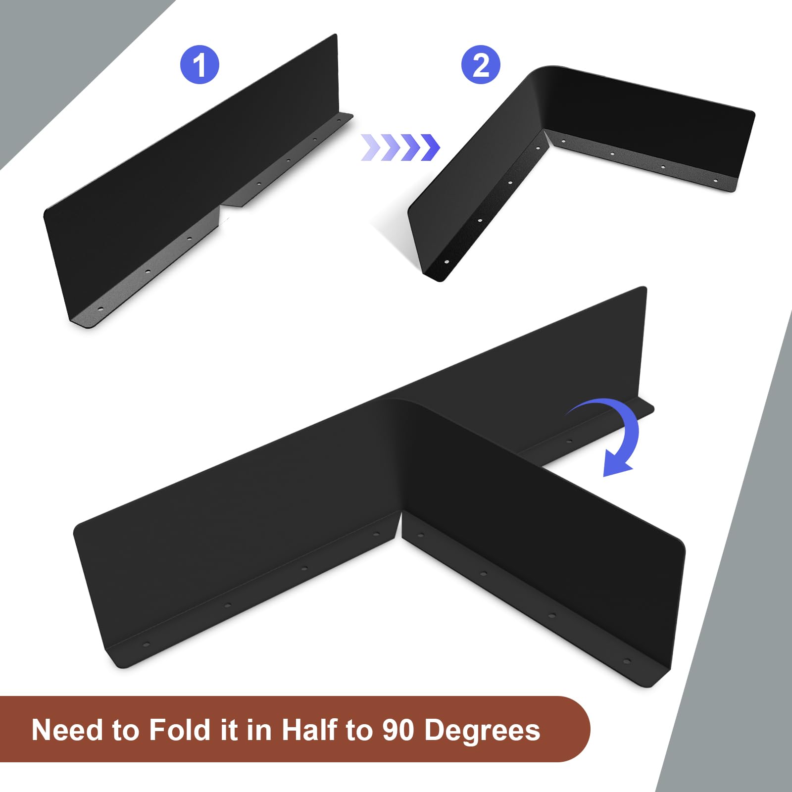 Snapklik.com : Gutter Valley Splash Guards, 6 Pcs 15.7 X 3.5 Inches ...