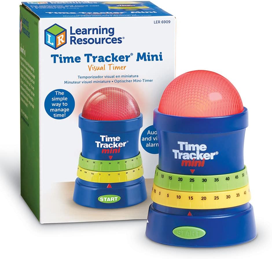 Learning Resources Time Tracker Mini Visual Timer, Classroom Timer ...