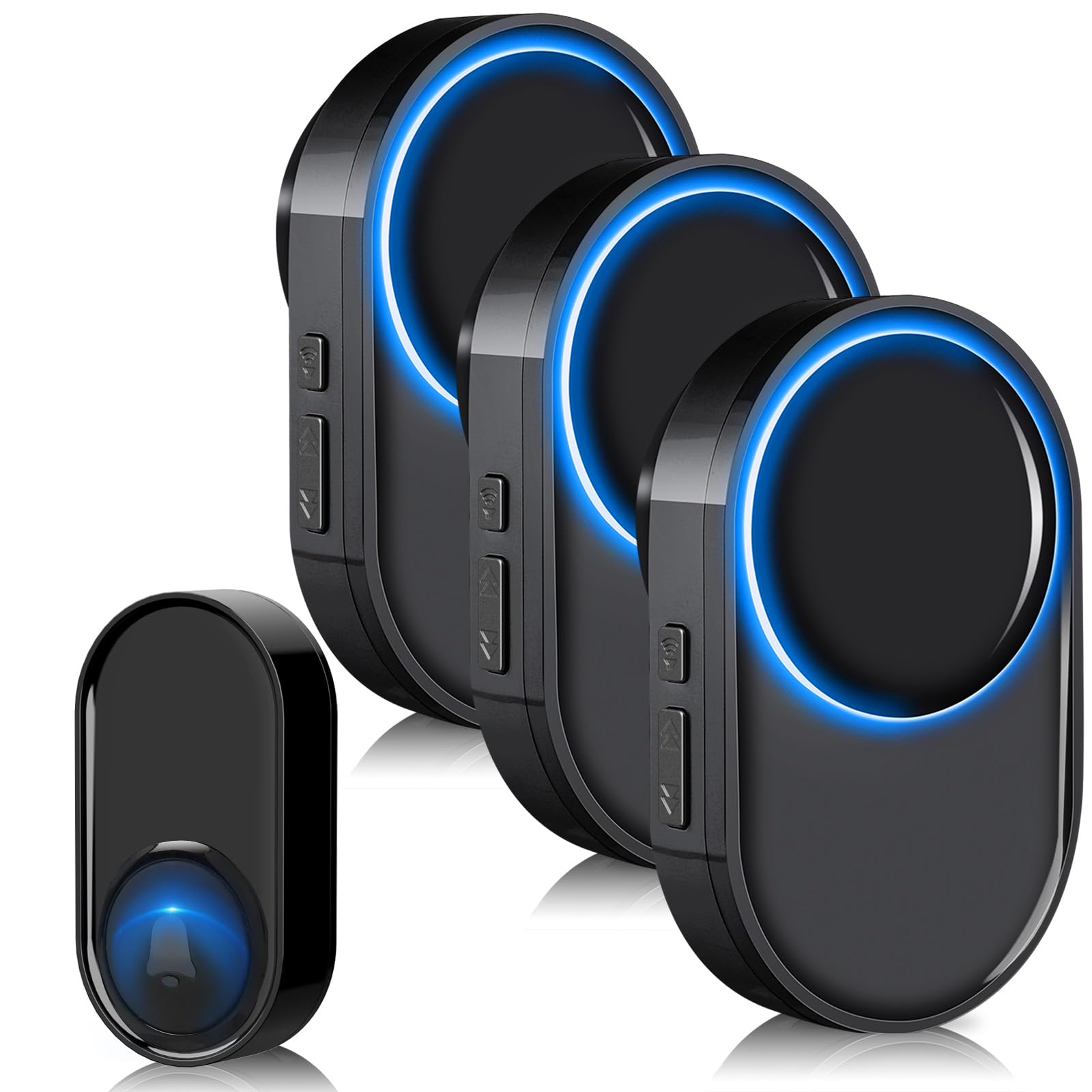 Wireless Doorbell for Home - PHYSEN Door Bells & Chimes Wireless with 3 ...