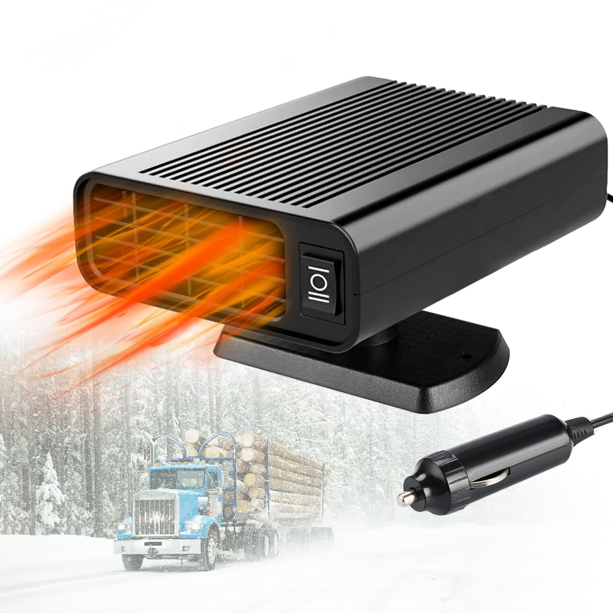 Showvigor Car Heater - Portable Car Heater 12V and Defroster, 2 in1 ...