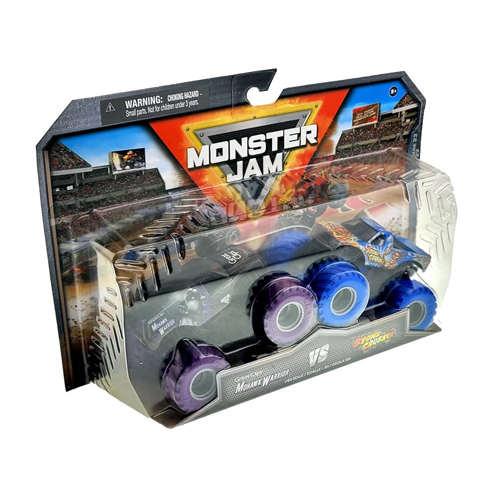 Monster Jam Oficial escala 1:64 Diecast 2 Pack Series 22 Mohawk Warrior ...