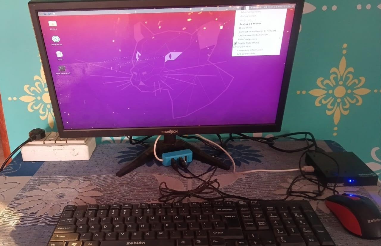 thinvent Micro 5 Pro Thin Client | 2GB/16GB Linux Based OS (with Wi-Fi ...