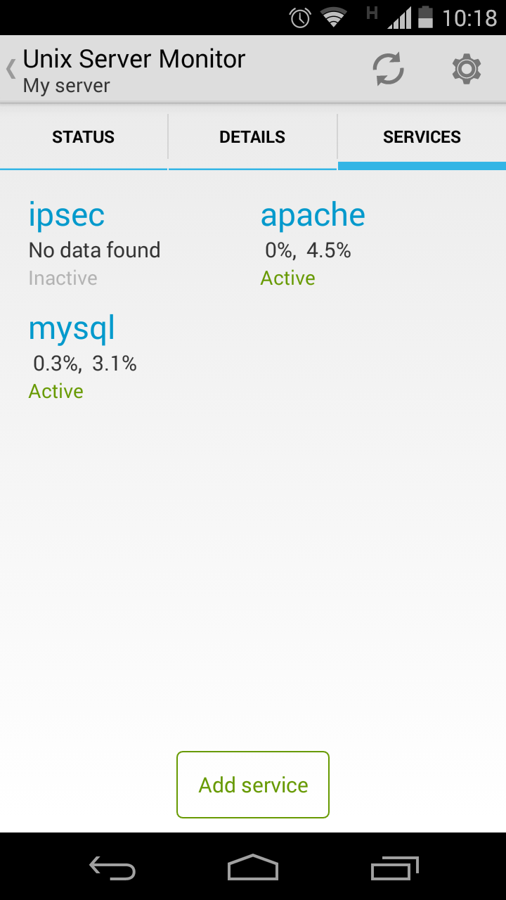 Unix Server Monitor - App on Amazon Appstore