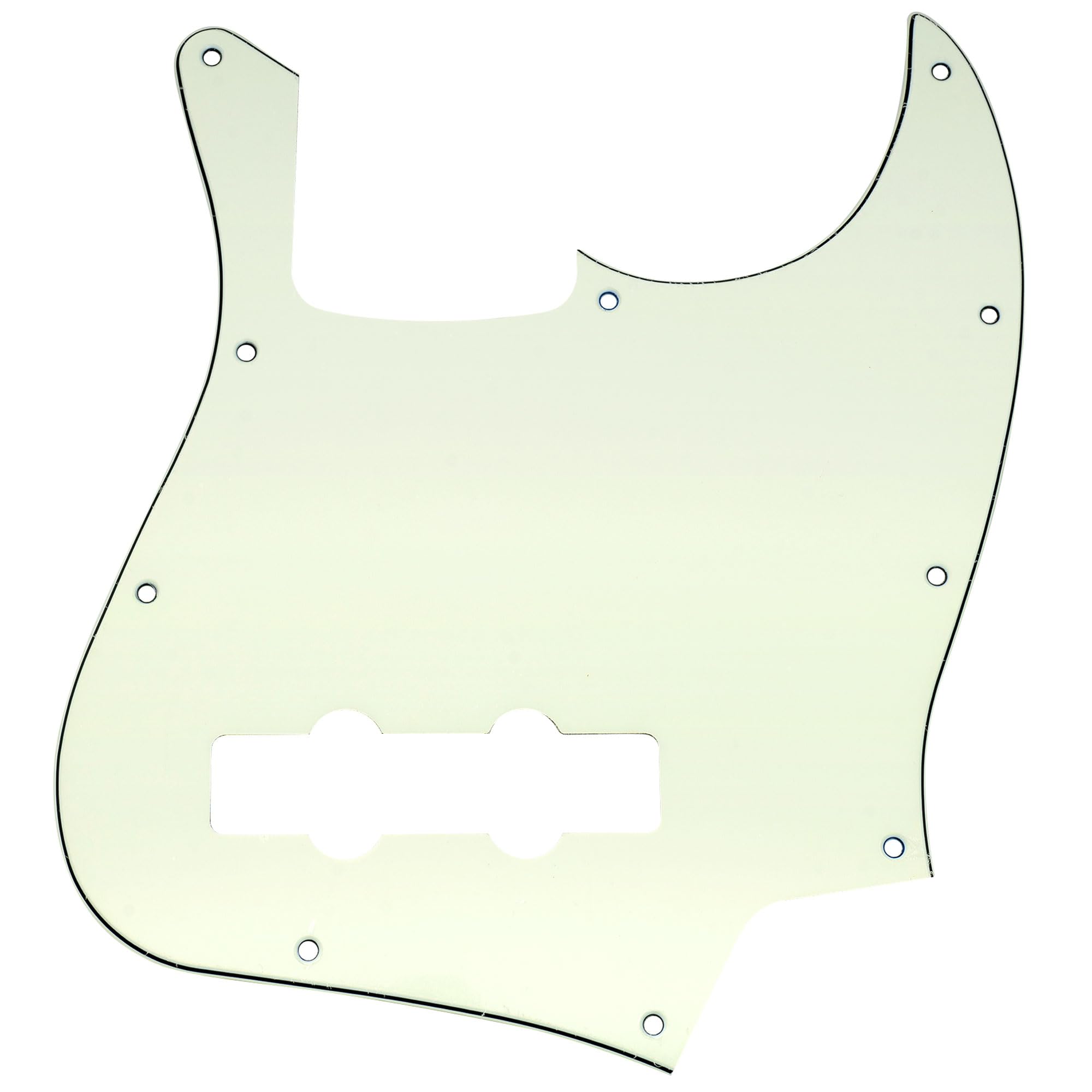 Snapklik.com : Musiclily PVC 10 Holes J Bass Pickguard Plate For US ...