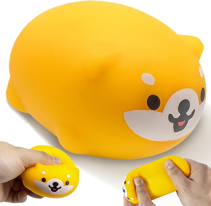 Amazon.com: Cute Dog Stress Balls for Kids, Orange Dogs Fidget Toys for ...