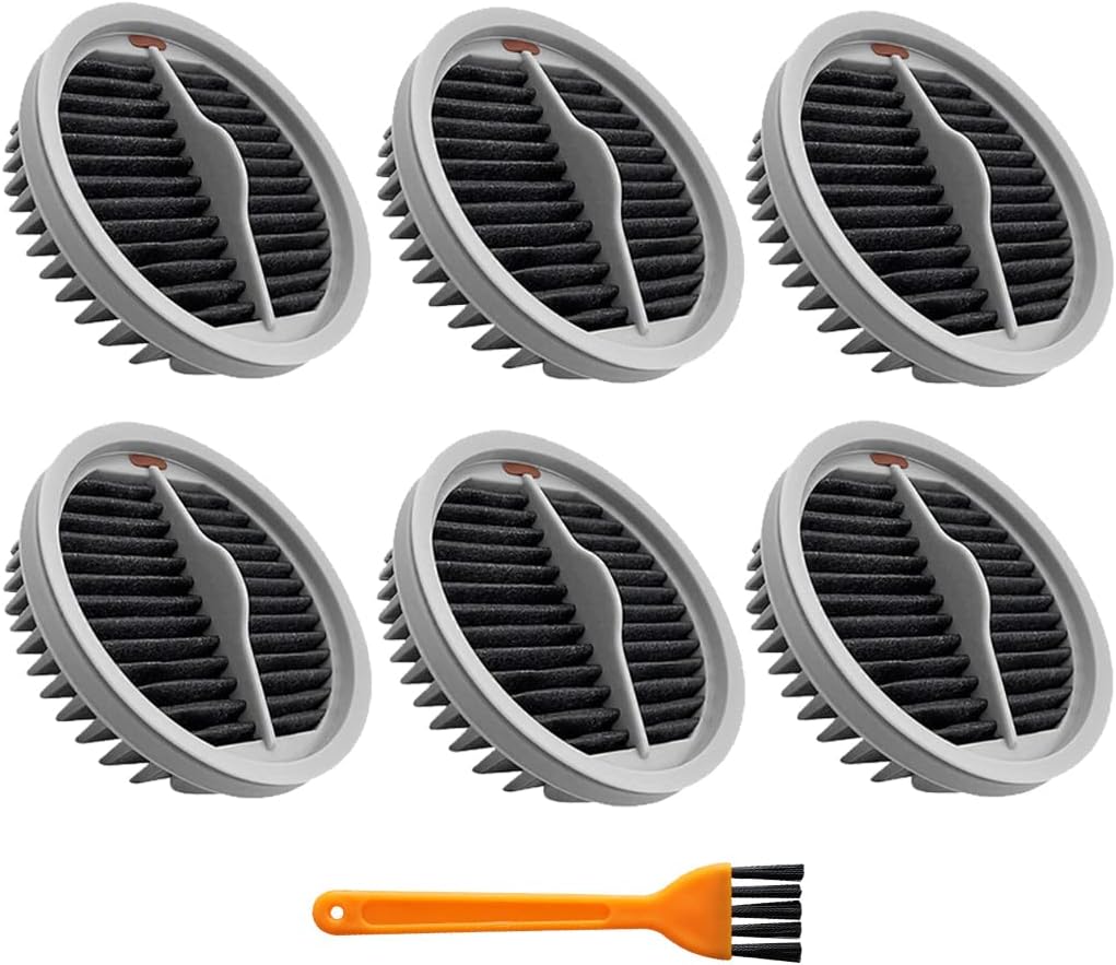 Amazon.com: 6 Pack Washable HEPA Filter for Xiaomi Roidmi X20 / X30 ...