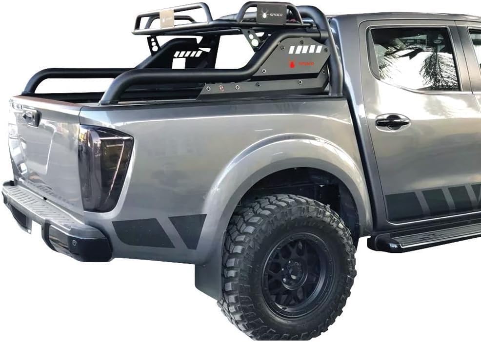 Genérico Roll Bar C/Canastilla Y Pasamanos Marca Spider para NP300 Y ...