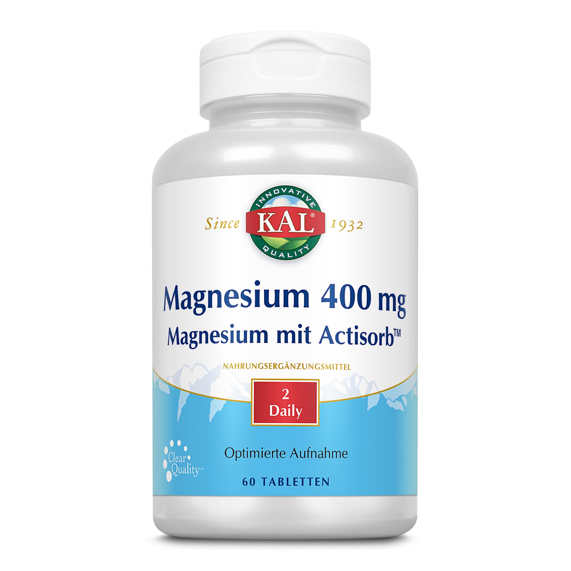 Amazon.com: KAL 400 Mg Magnesium Tablets, Actisorb, 60 Count : Health ...