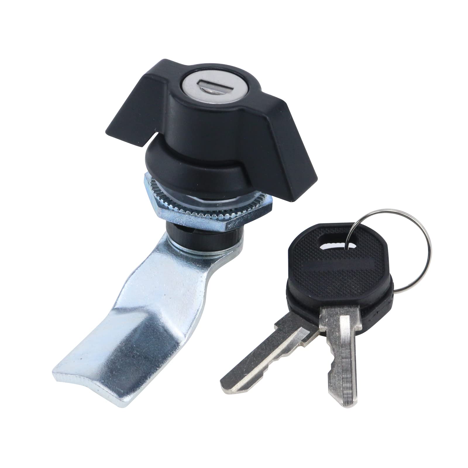 Dnyta Thumb Operated Offset Cam Lock with Key, Cabinet Rotary Latch ...