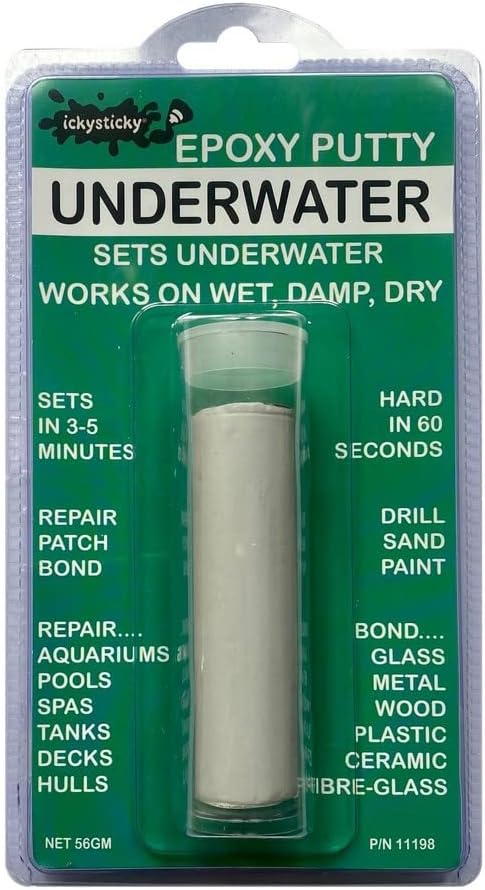 Ickysticky Underwater Repair Epoxy Putty 56 g 2-Component Adhesive ...