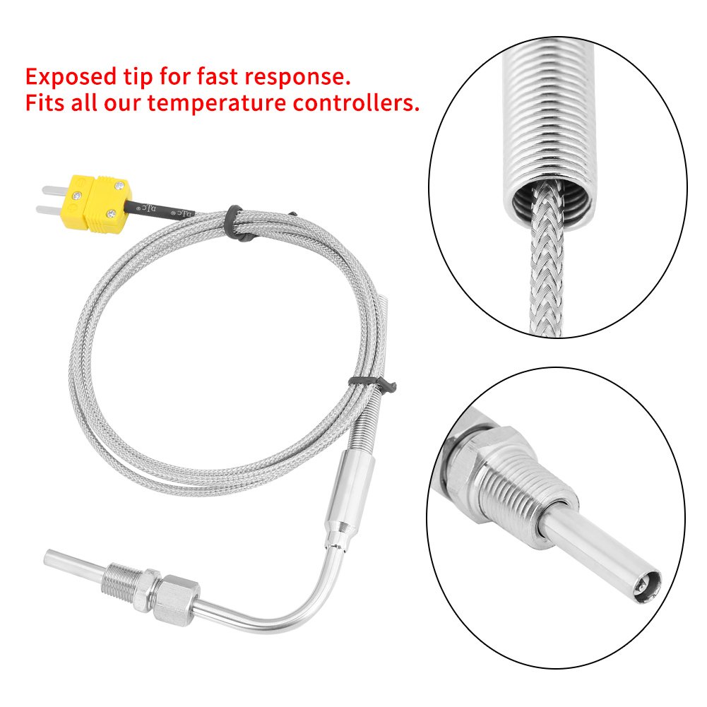 Buy K Type Open Thermocouple, 0-1100℃ EGT Thermocouple K Type for ...
