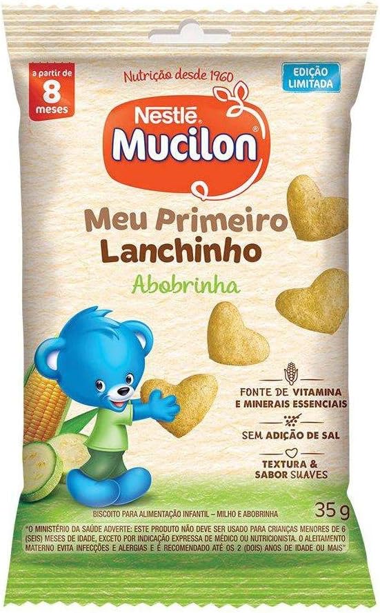 Mucilon Meu Primeiro Lanchinho Aboinha Infantil 35g | Amazon.com.br