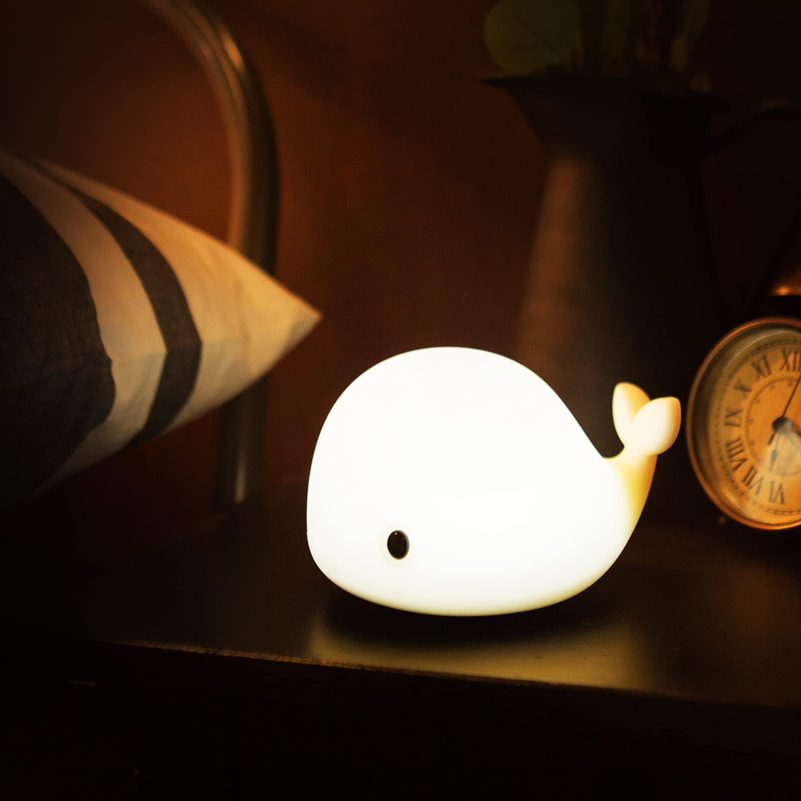 Amazon.com: TriPro Cute Mini Ocean Nursery Silicone Squishy Lamp Night ...
