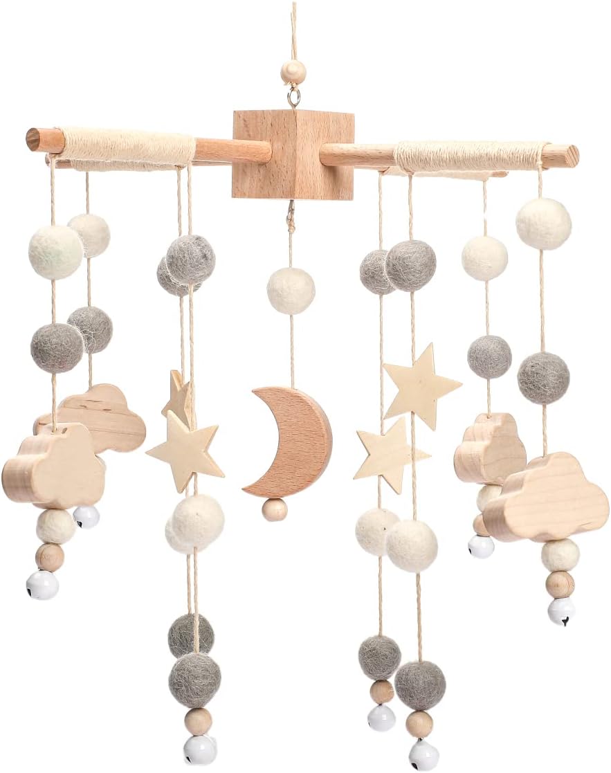 Amazon.com : LIUDHPSP 23 inch Baby Crib Mobile Bed Bell Holder Arm ...