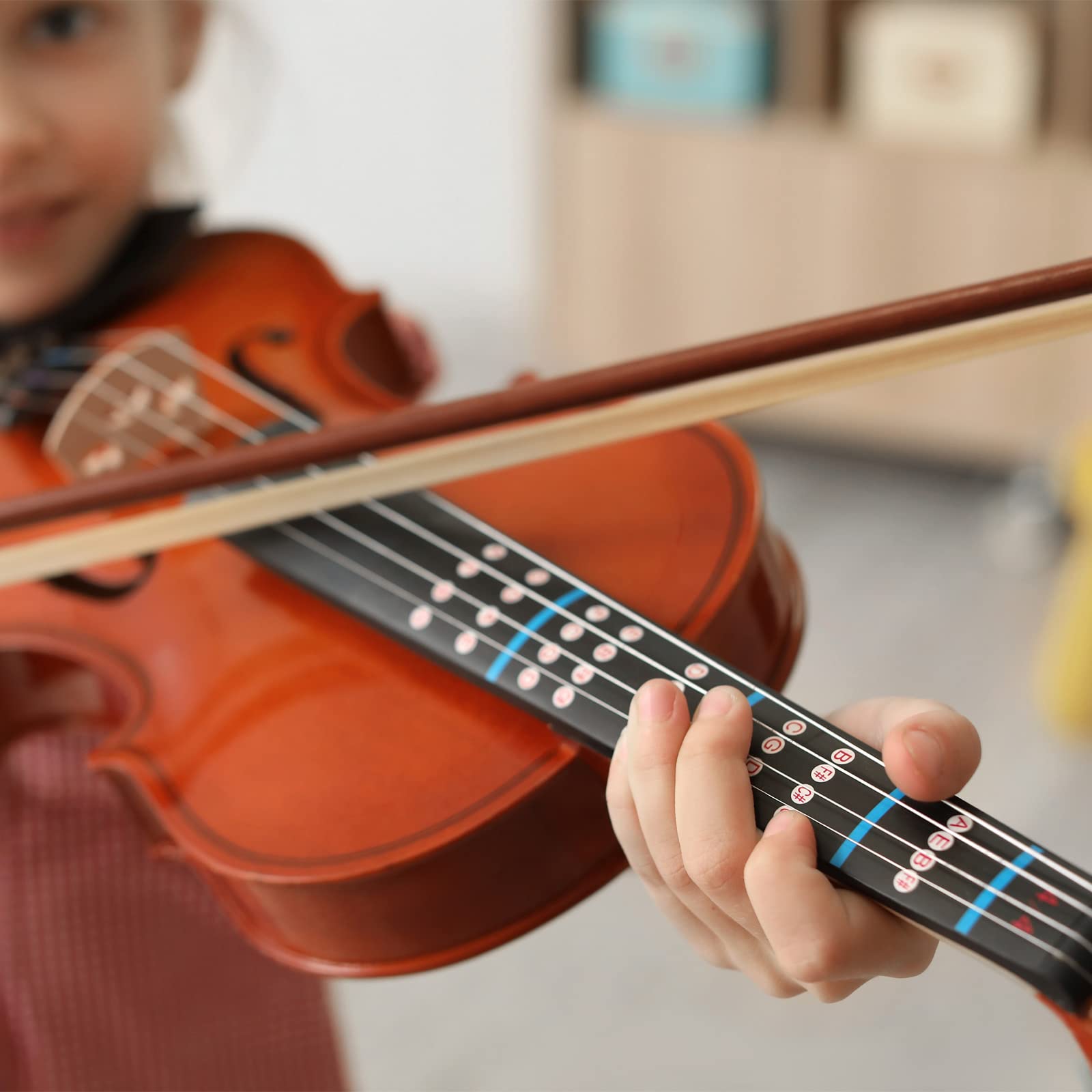 Snapklik.com : MECCANIXITY 1/8 Violin Finger Guide Violin Fingerboard ...