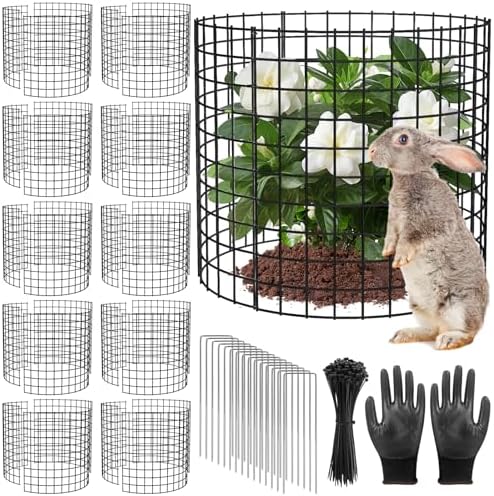 Amazon.com : KEOHOLI 10 Packs Plant Protectors Cages from Animals, 12 ...
