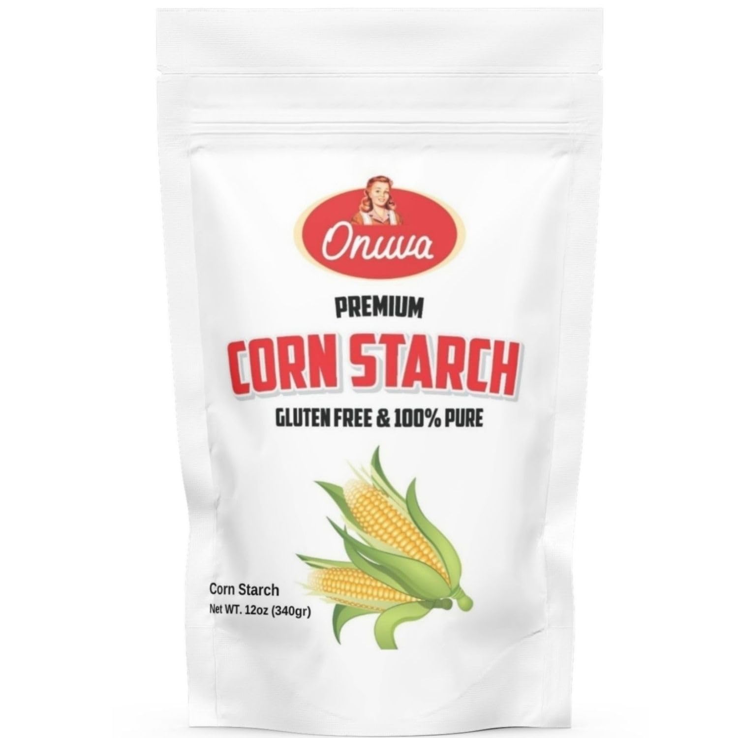 Amazon.com: Onuva's Corn Starch (12 oz, 340g) - Gluten Free - Vegan ...