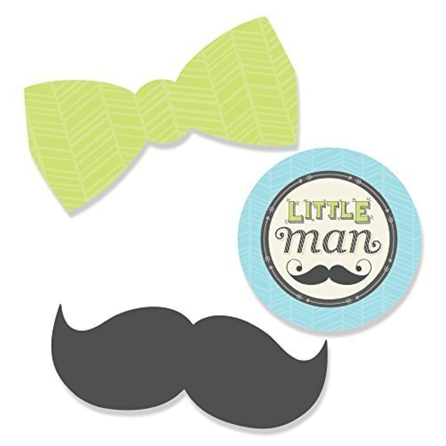 Corbatas Bigotes Baby Shower Amazon.com: Blue And Black Little Man