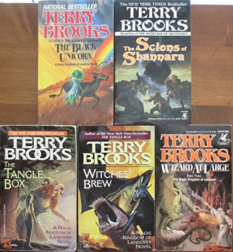 Terry Brooks Set of 5 Books (Scions of Shannara, The Black Unicorn ...