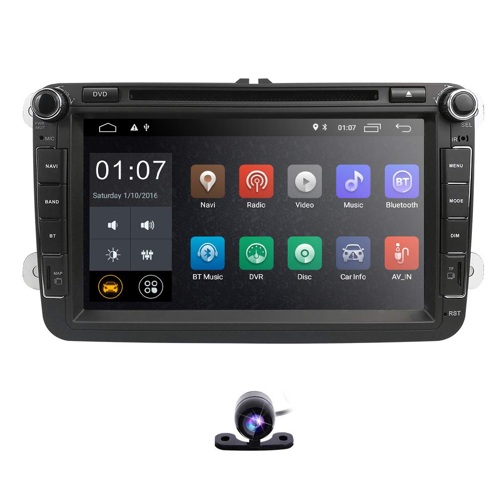 Buy hizpo 8 Inch Android 10 Car Stereo Support Radio DVD Video Player ...