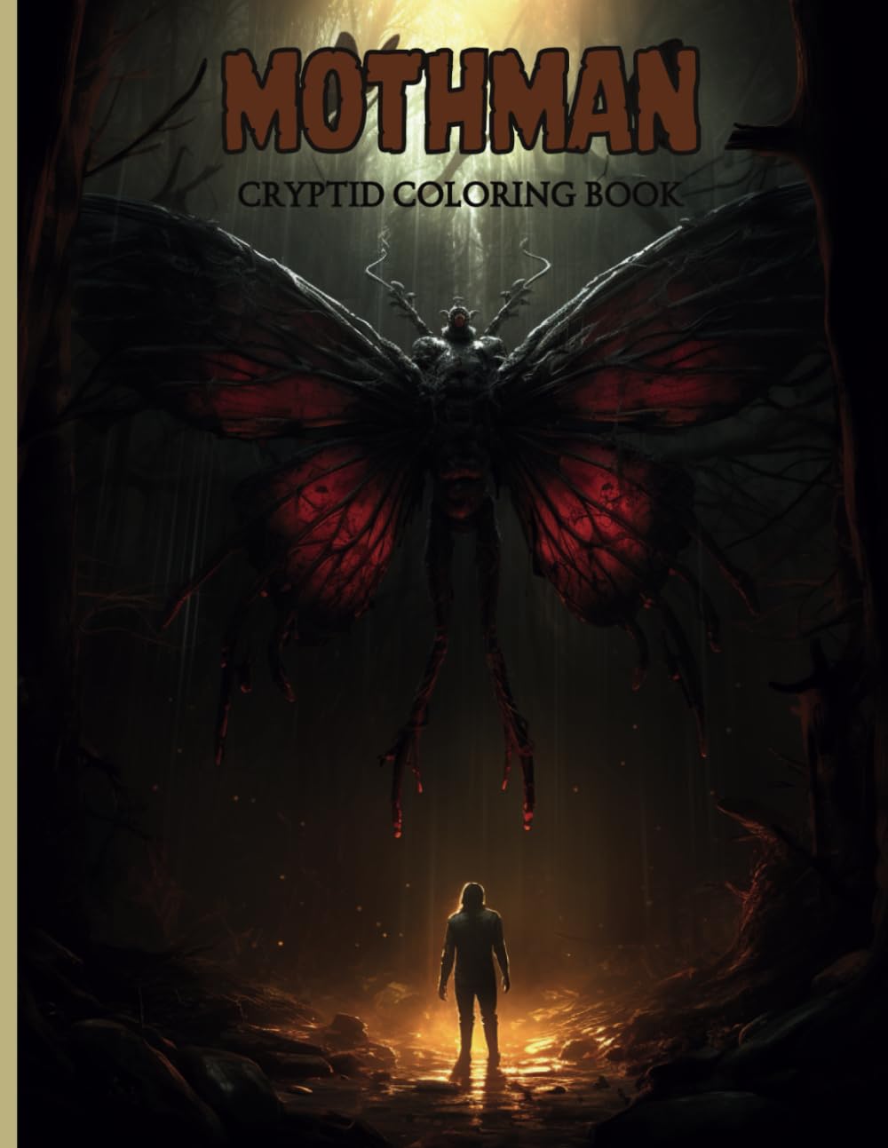 Amazon.com: Mothman - Cryptid Coloring - 50 Coloring Pages - Which is ...