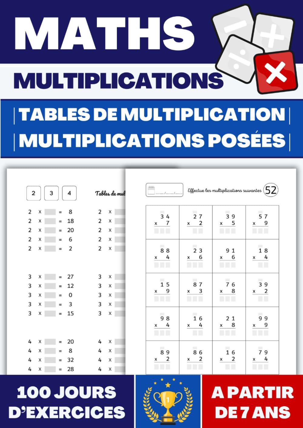 Tables De Multiplication Et Multiplications Posees Exercices ...